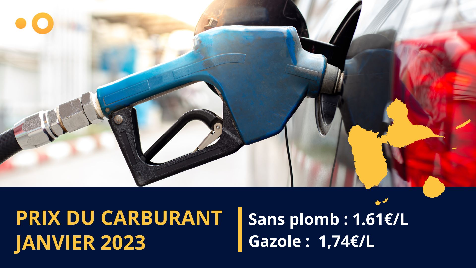 Guadeloupe : évolution des prix du carburant en janvier 2023 - Oovango