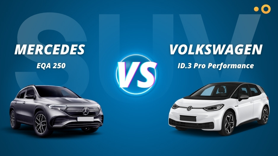 Mercedes EQA 250 vs Volkswagen ID.3 : comparatif électrique - Oovango