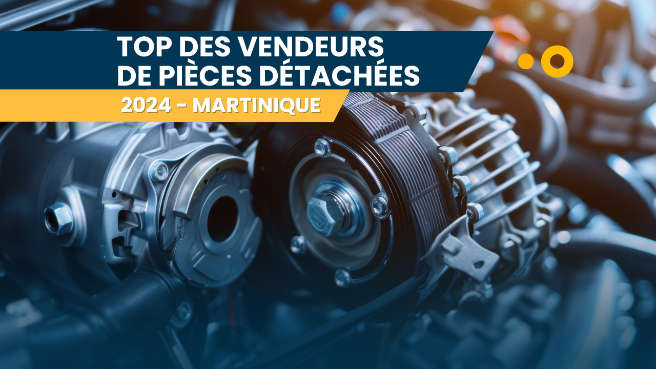 Top 2024 des vendeurs de pièces détachées à la Martinique - Oovango